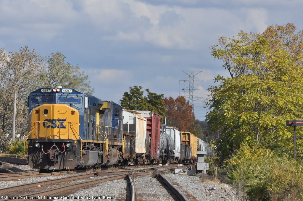 CSXT 4597 On CSX Q 507 Southbound